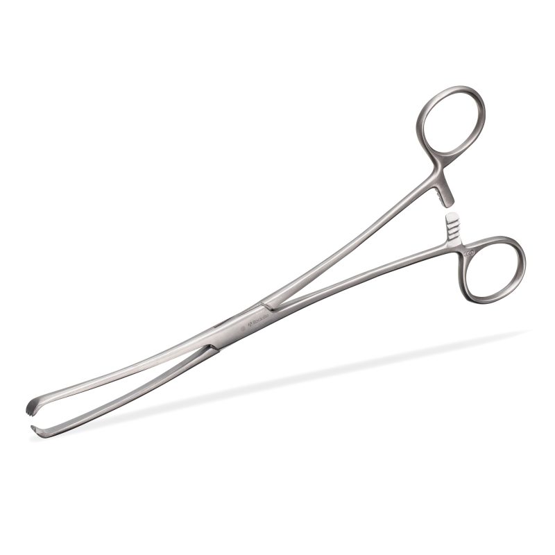 Forceps Vulsellum Teales Uterine Curved Toothed 3:4 23cm (9.