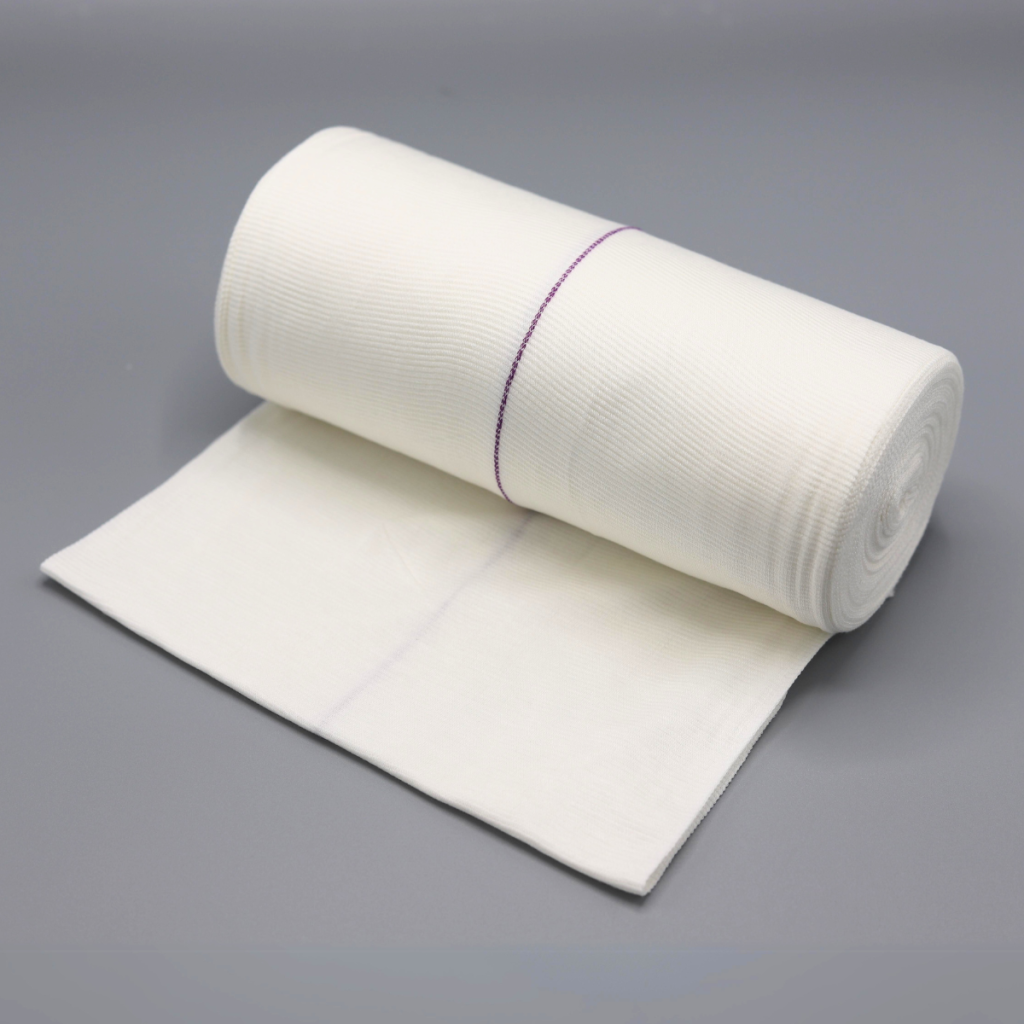 2-Way Stretch Tubular Bandage - Purple Line (20cm x 10m Roll)