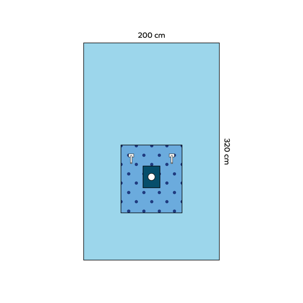 Extremity drape 250 x 320cm