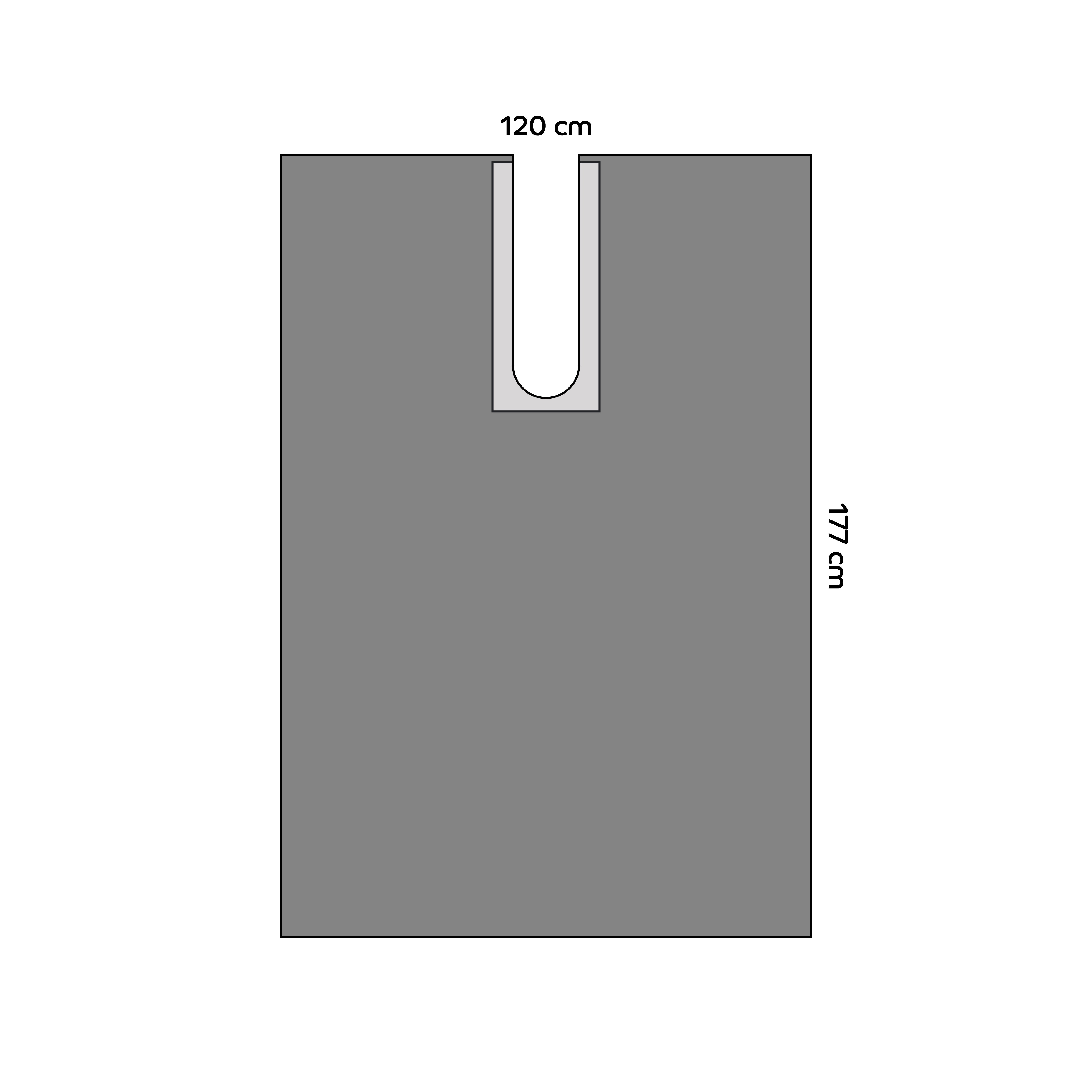 Sterile Self Adhesive Split film Drape