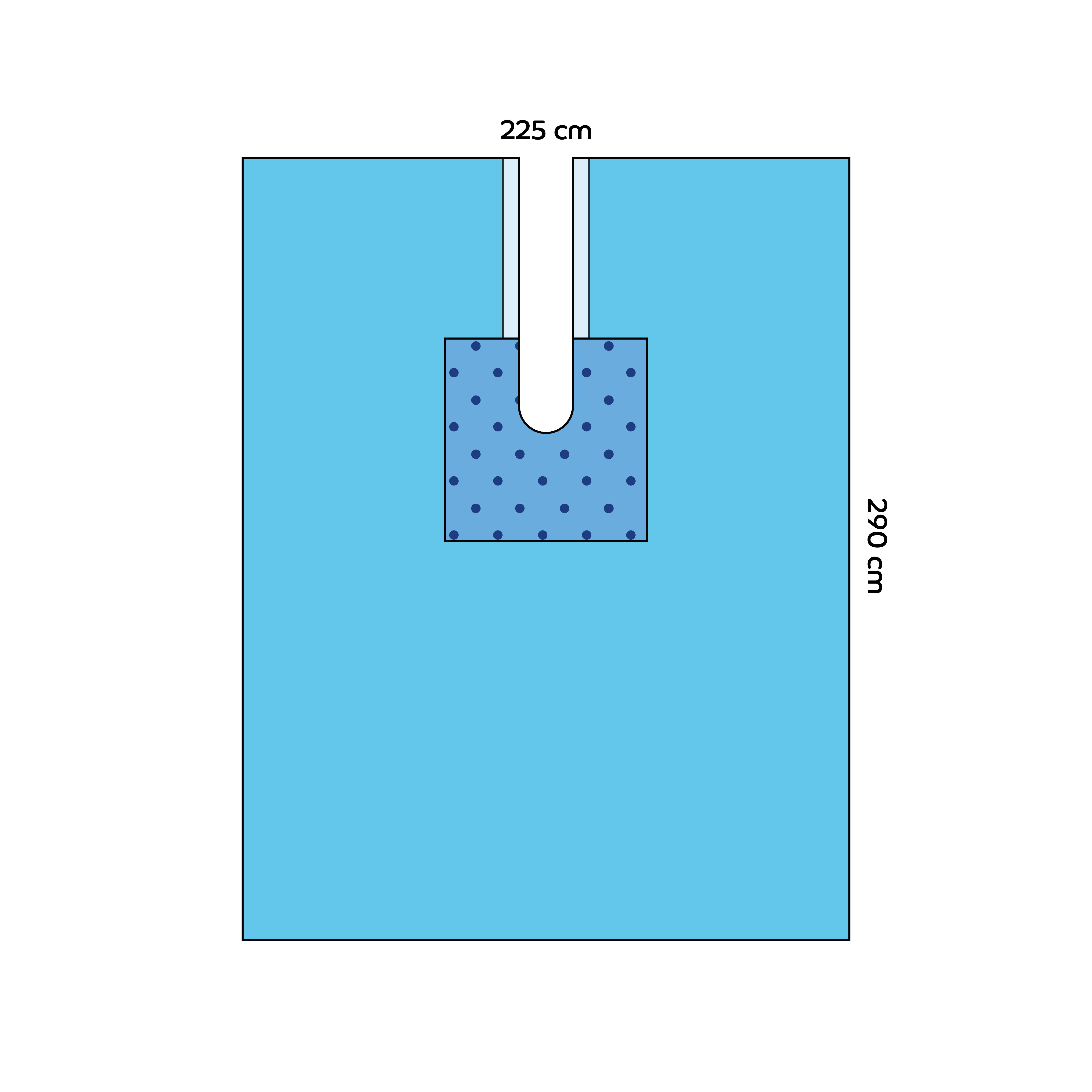 Self Adhesive Split Drape