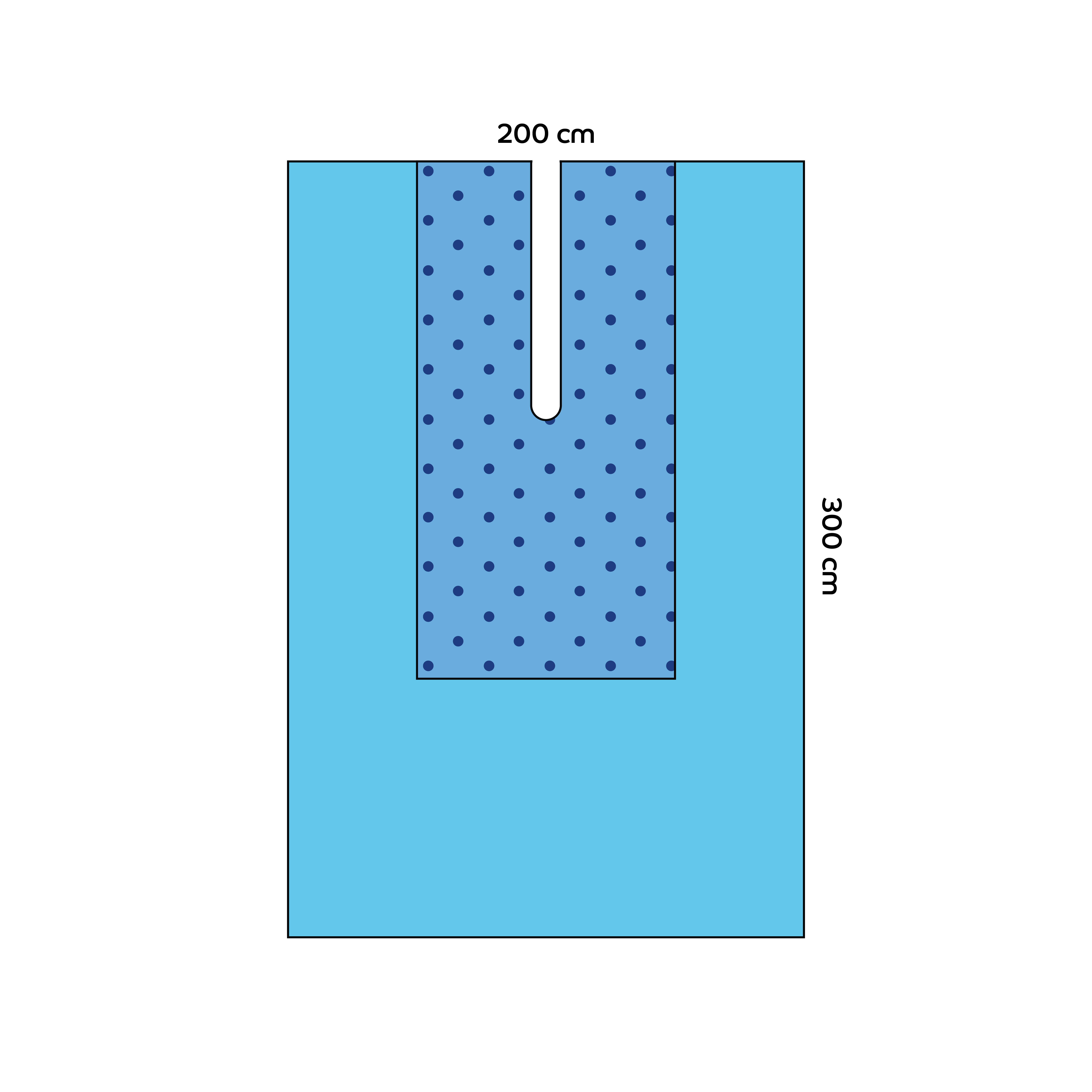 Self Adhesive Reinforced Split Drape