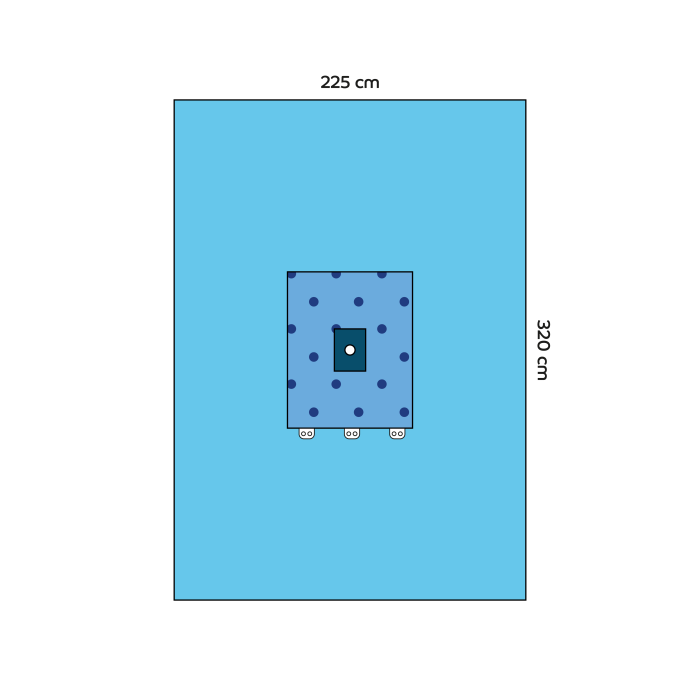 Vertical Isolation Drape - Incise + pouch