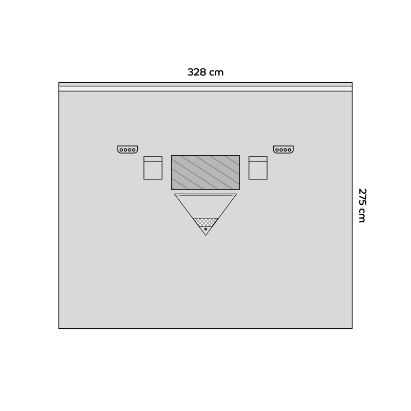 Vertical Isolation Drape with Incise and drainage pouch