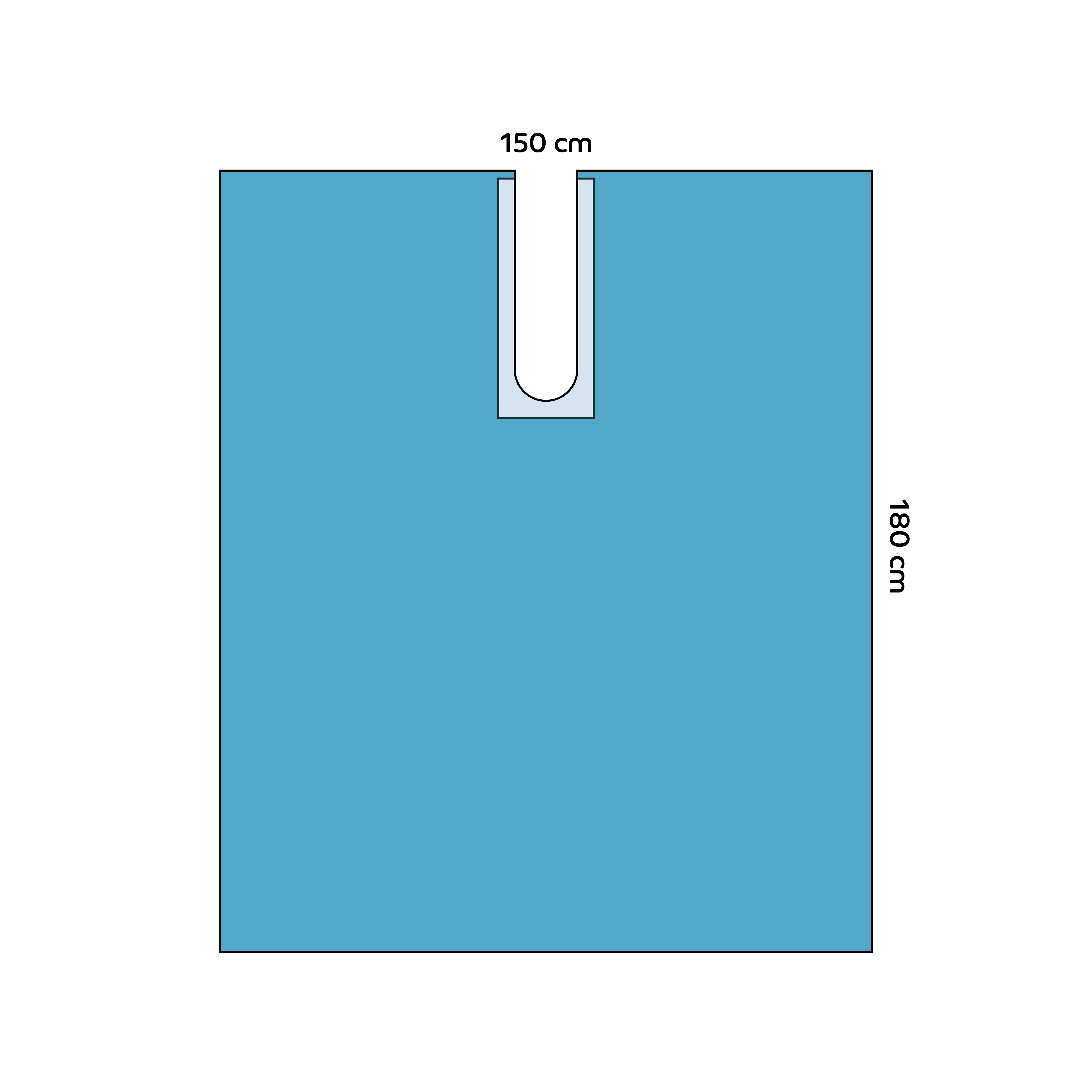 Self Adhesive Split film Drape