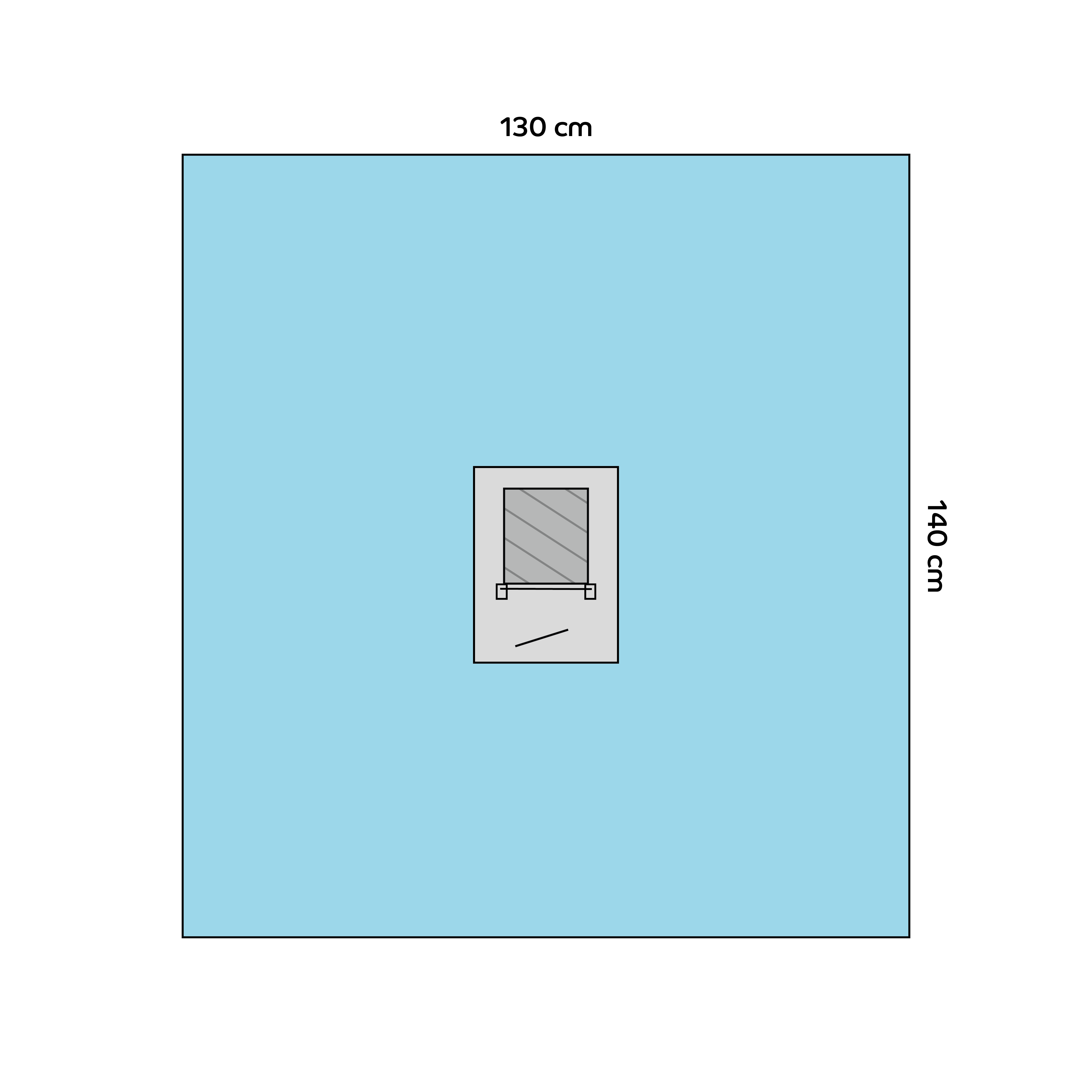 Ophthalmic drape, with incise, pouch and wick