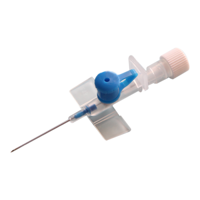 Healflon™ IV Cannula with Injection Valve and Wings - Rocialle AcuteCare