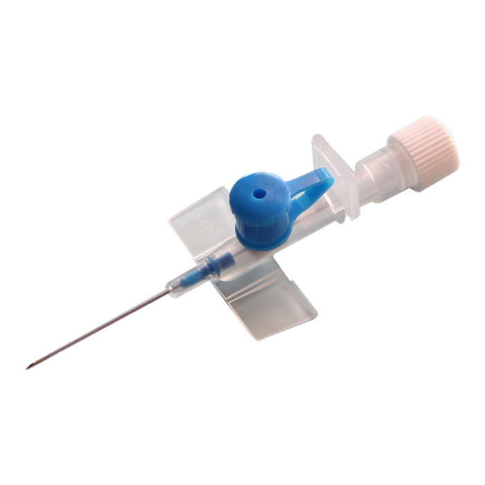 Healflon™ IV Cannula with Injection Valve and Wings - Rocialle AcuteCare