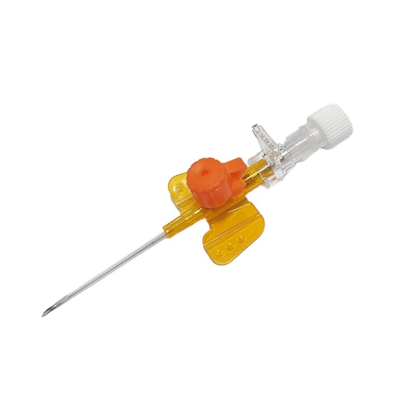 Safety Peripheral Intravenous Cannula Ported with Wings - 14G ...