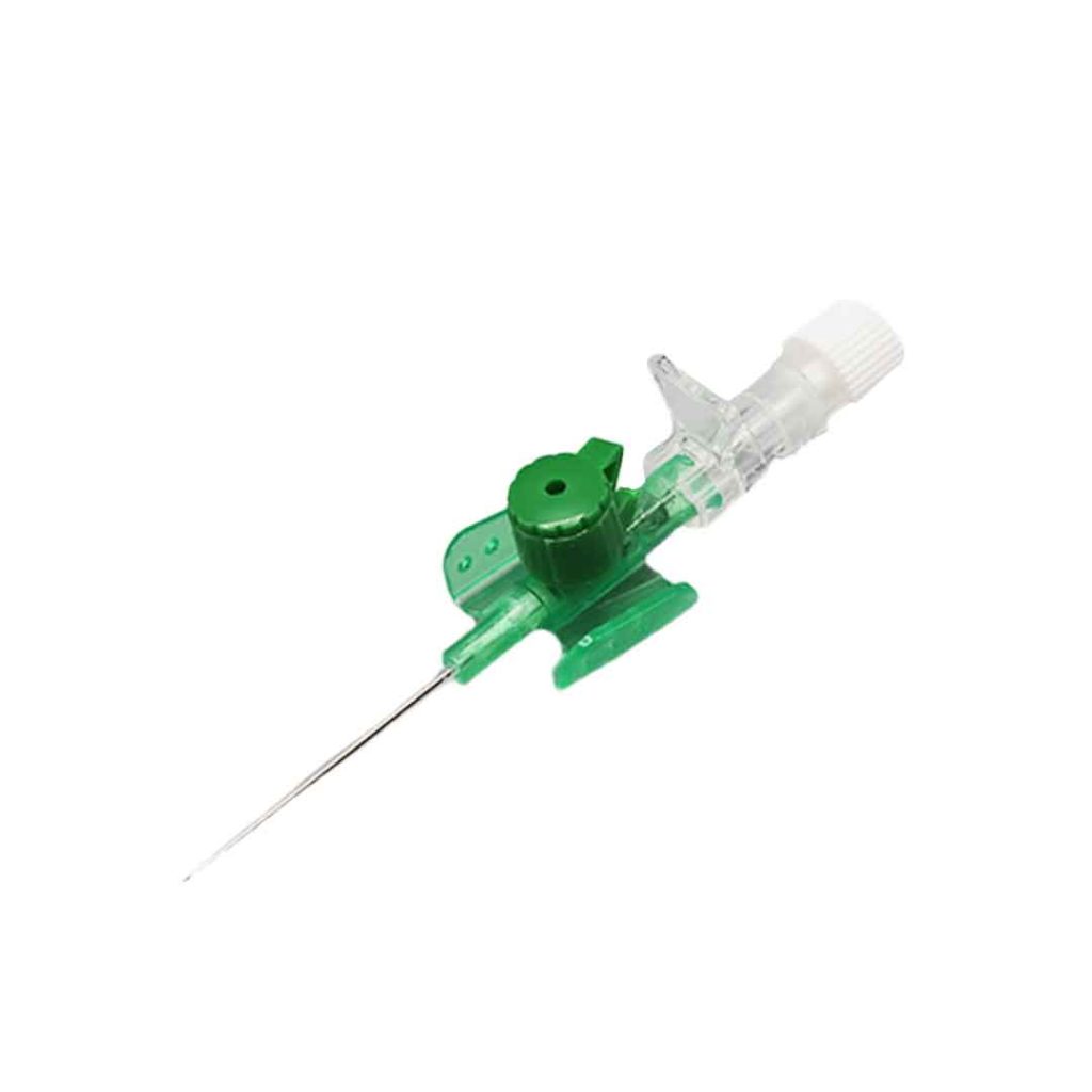 Safety Peripheral Intravenous Cannula Ported with Wings - 18G ...