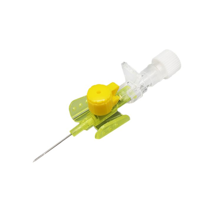 Safety Peripheral Intravenous Cannula Ported with Wings - 24G ...