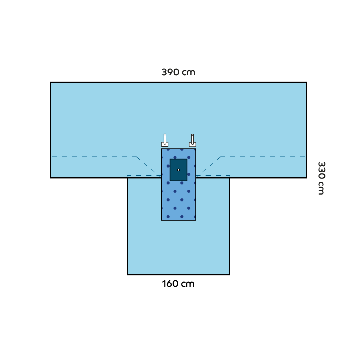 Hand Extremity Drape 390/160 x 330cm: Sterile | Surgical & Wound Care ...