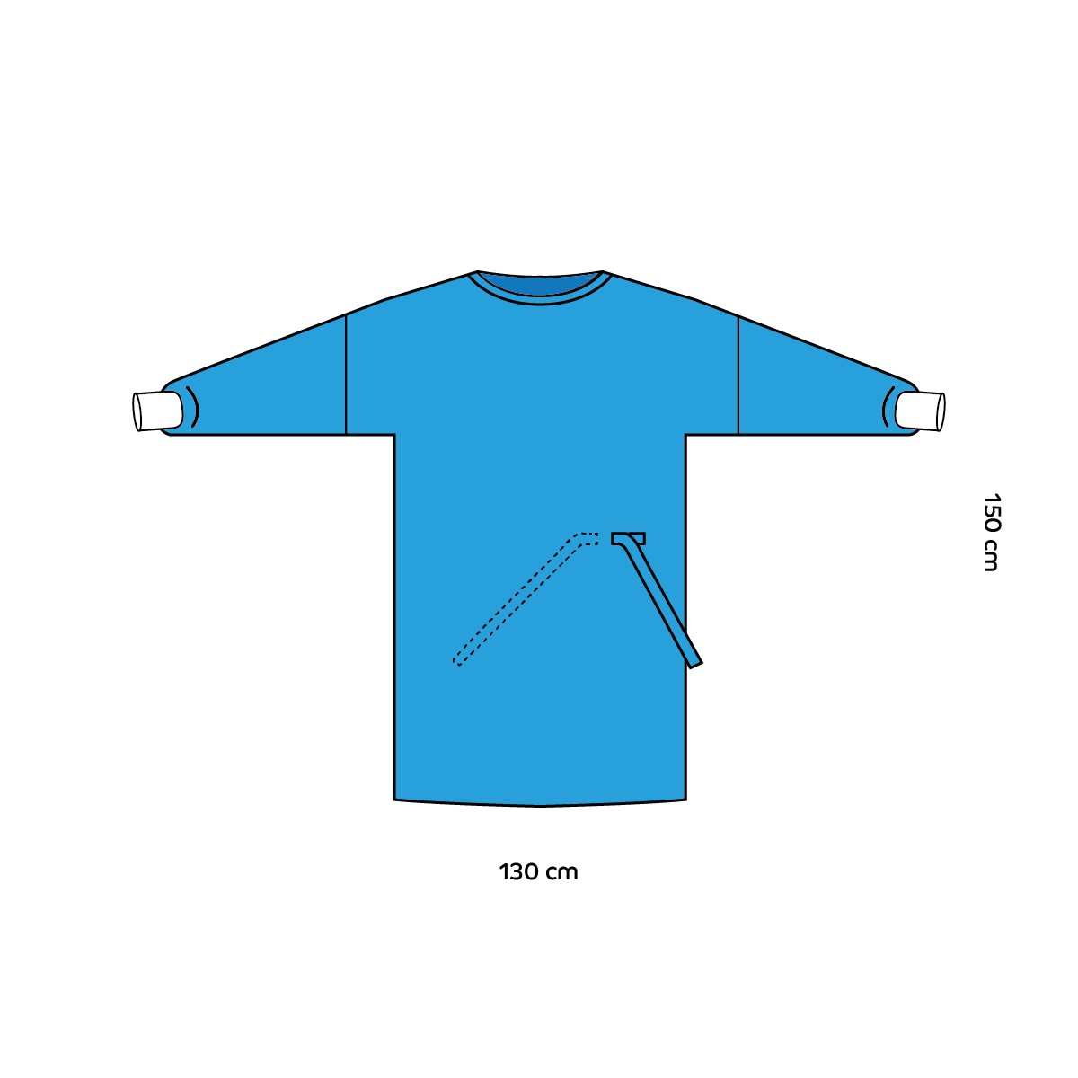 Standard Surgical Gown - Size L - Sterile | Surgical & Wound Care Supplies