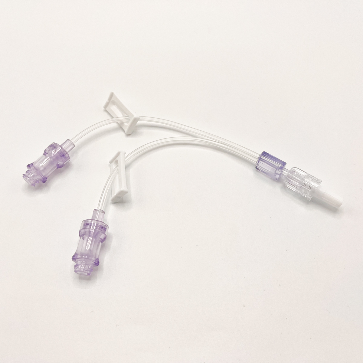 Microbore Extension Set, Double-Lumen, 10cm with NEUTRAL Needle-Free ...