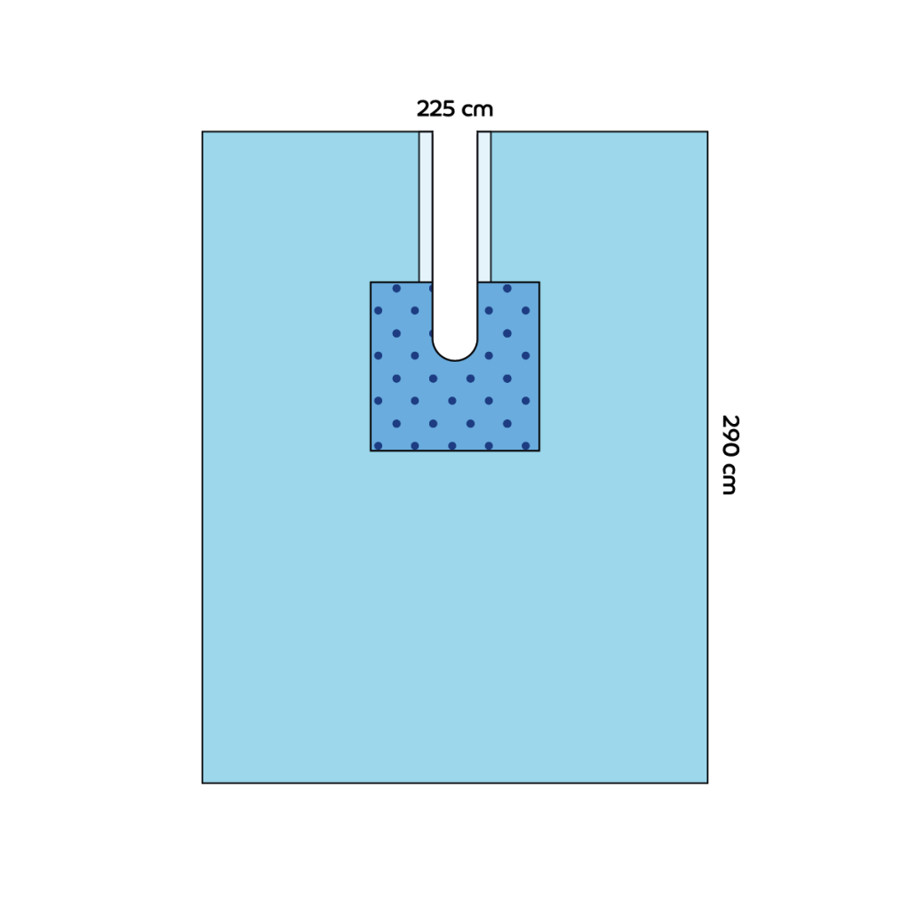 Self Adhesive Split Drape