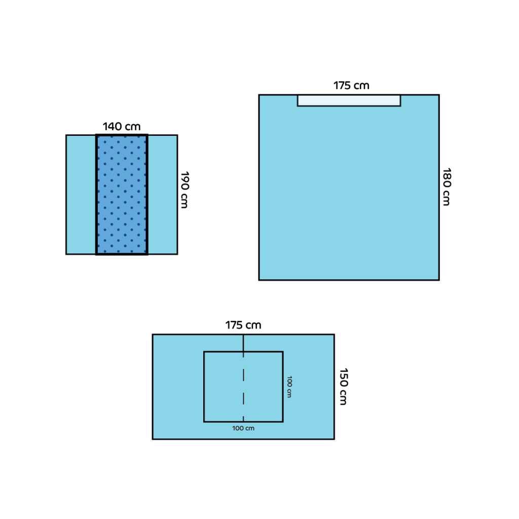 SPP Head Drape Pack | Surgical & Wound Care Supplies