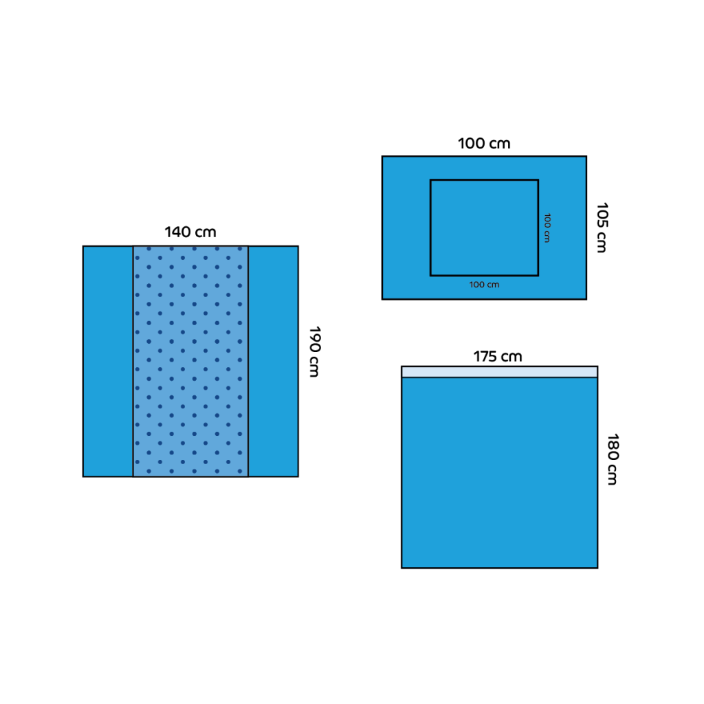 SMS Head Drape Pack | Surgical & Wound Care Supplies