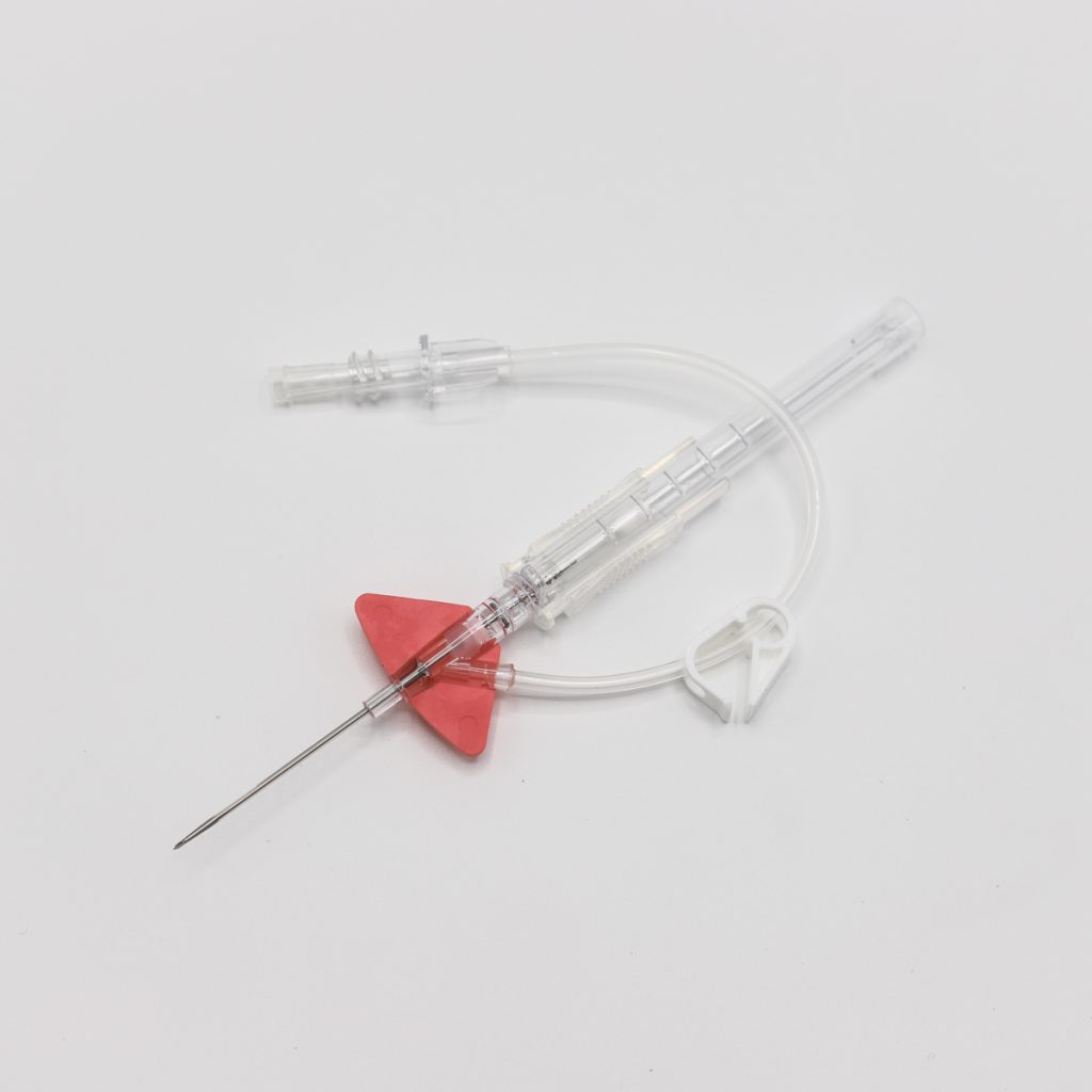 Safety Integrated Cannula - 20g - Single Port with Blood Control ...